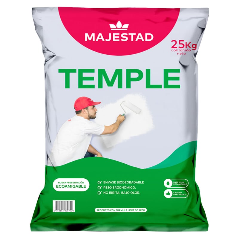 Temple blanco 25 kg | Sodimac Falabella