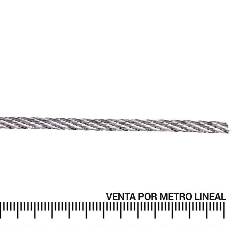 Cable de Acero Galvanizado 6x7 y FC 3/8 | Sodimac Falabella