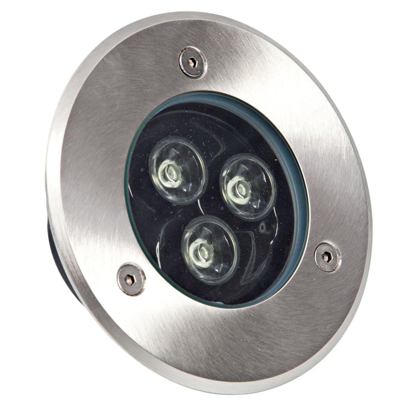 Spot Exterior Piso Led 3W 250lm IP65 Luz Intermedia 12cm | Sodimac ...