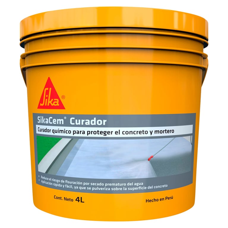 Curador de concreto Sika 4l Sika | Sodimac Falabella