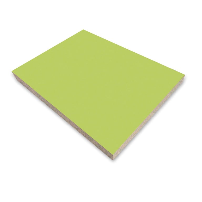 Tablero recubierto con Melamina Verde 18mm 2.15x2.44m | Sodimac Falabella