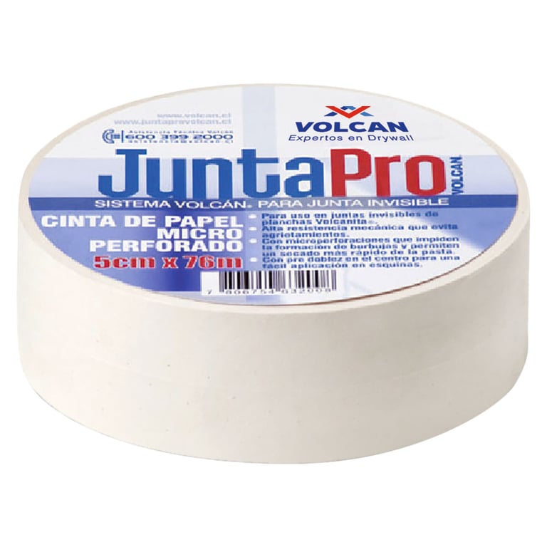 Cinta para Drywall de Papel Juntapro 5cmx90m | Sodimac Falabella