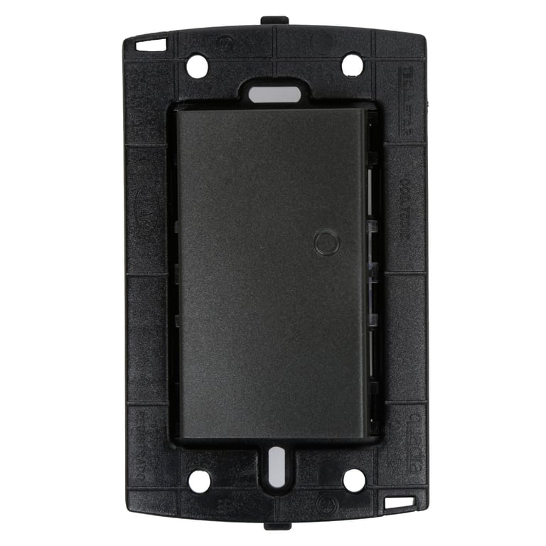 Conmutador Simple Piano Quadra Negro | Sodimac Perú