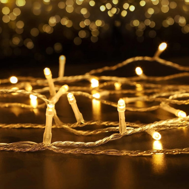 100 Luces LED Blancas Cálida Navidad | Sodimac Falabella