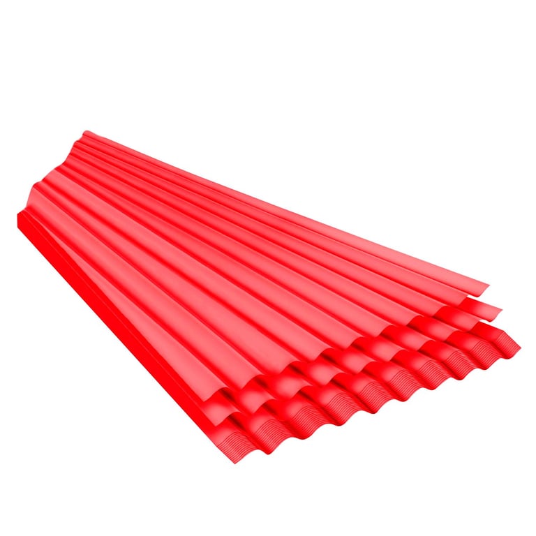 Techo Polipropileno 1.1x3mx0.9mm Techoplus Rojo | Sodimac Falabella