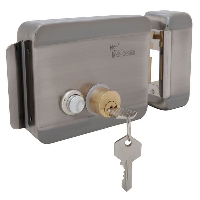 Cerradura Eléctrica 12V con Botón Belcom | Sodimac Perú