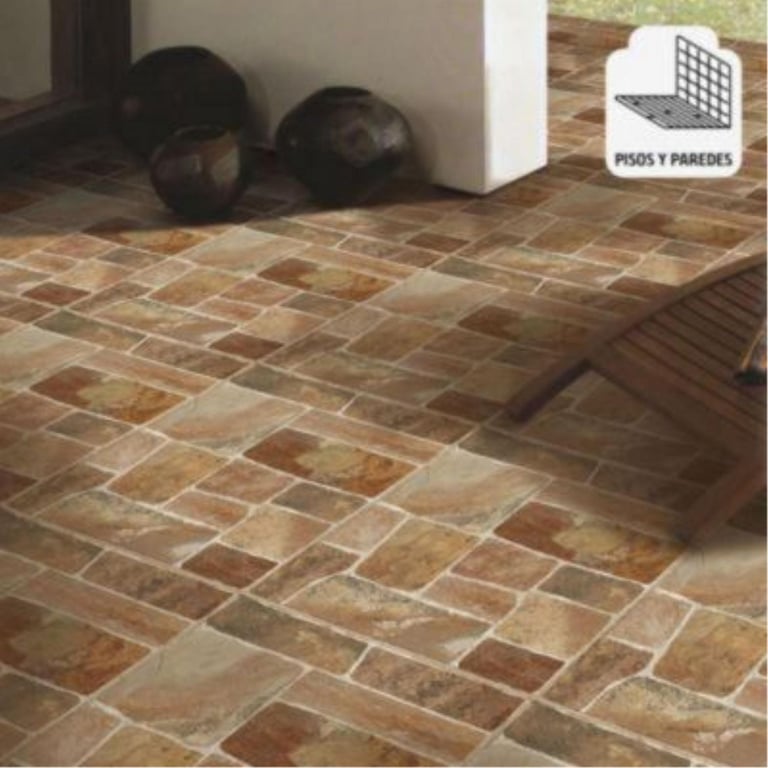 Cerámica Beige Rústico 46x46cm 2.08m2 Laja Scala | Sodimac Falabella