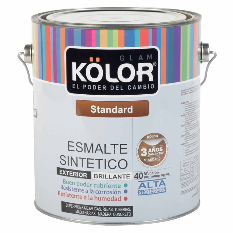 Esmalte Standard Rojo Bermellón Brillante 1gl | Sodimac Falabella