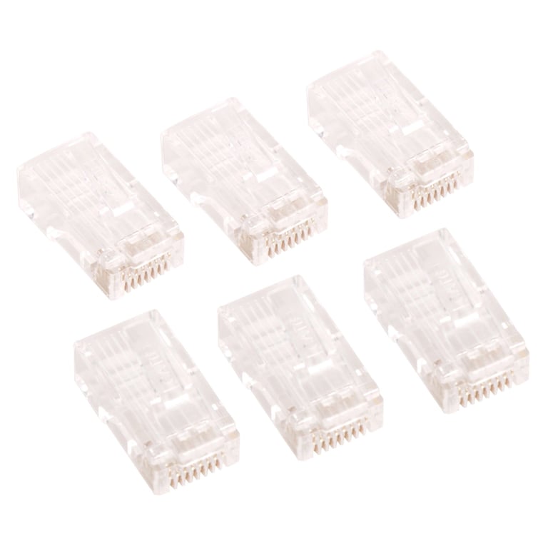 Pack x 6 Conectores RJ45 CAT6 | Sodimac Falabella