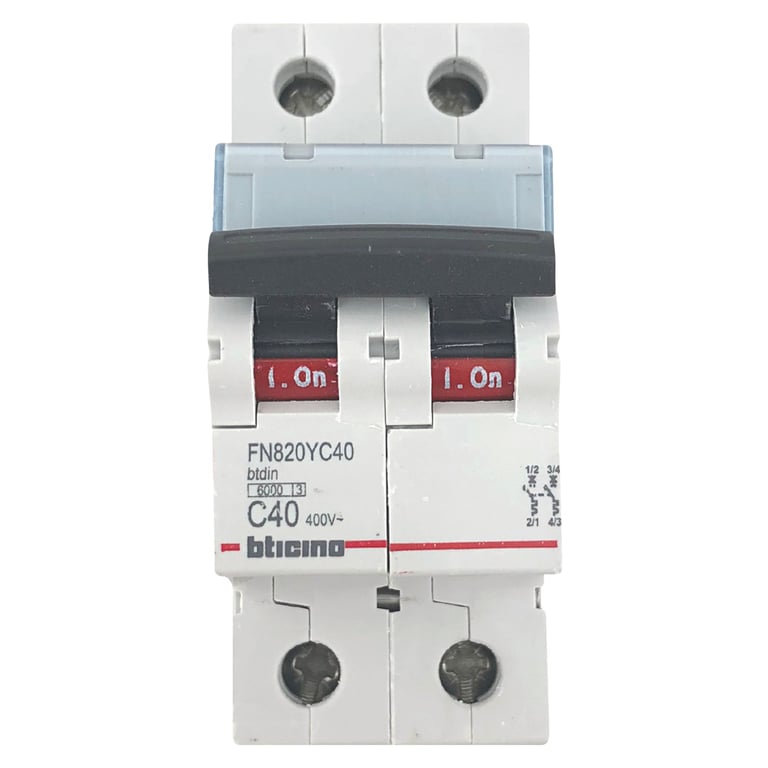 Interruptor Termomagnético 2x40A Bticino | Sodimac Falabella
