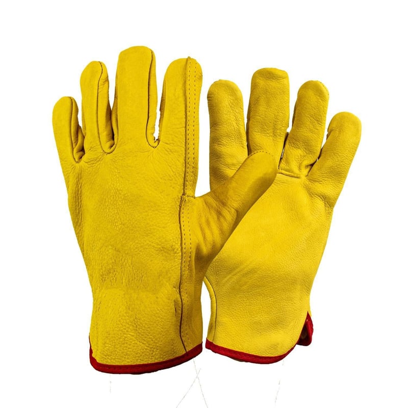 Guantes de Cuero Golden Amarillo | Sodimac Perú