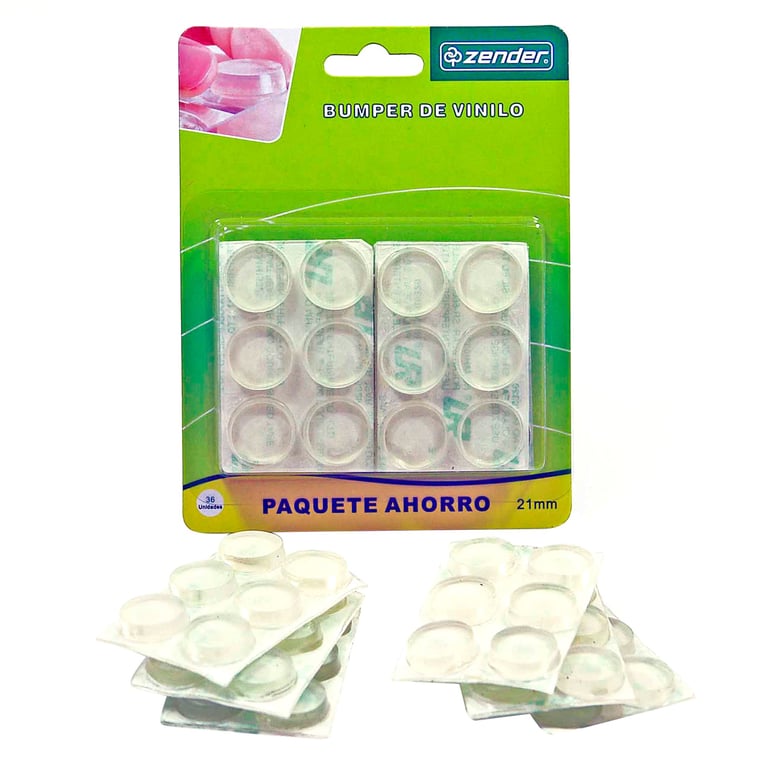 Tope Plástico Bumper 21 mm. x 36 unid. | Sodimac Falabella