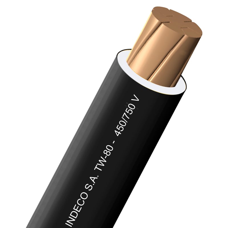 Alambre TW 8 AWG Negro 100 Metros | Sodimac Falabella