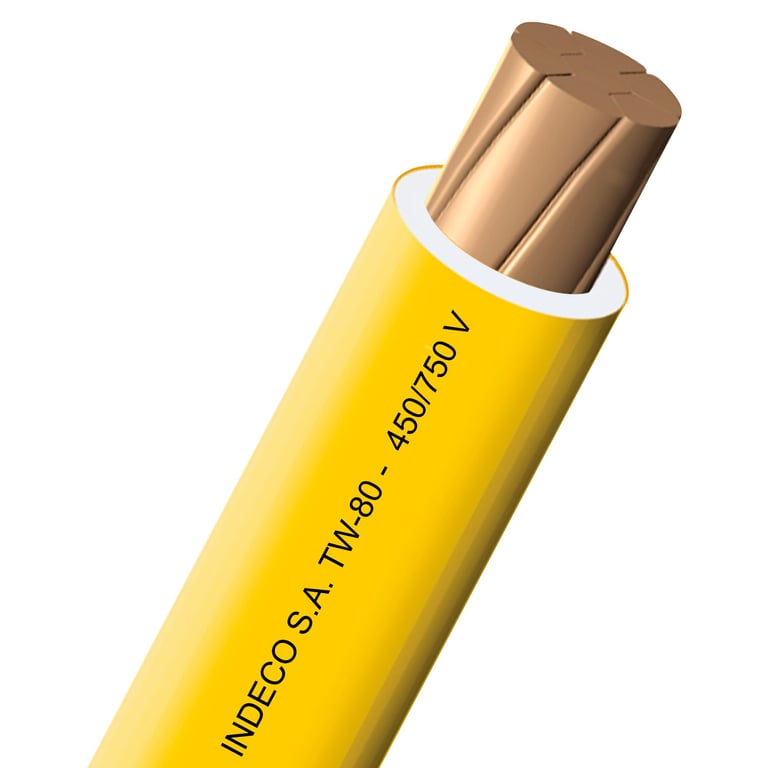 Cable TW 10 AWG Amarillo 100 Metros | Sodimac Falabella