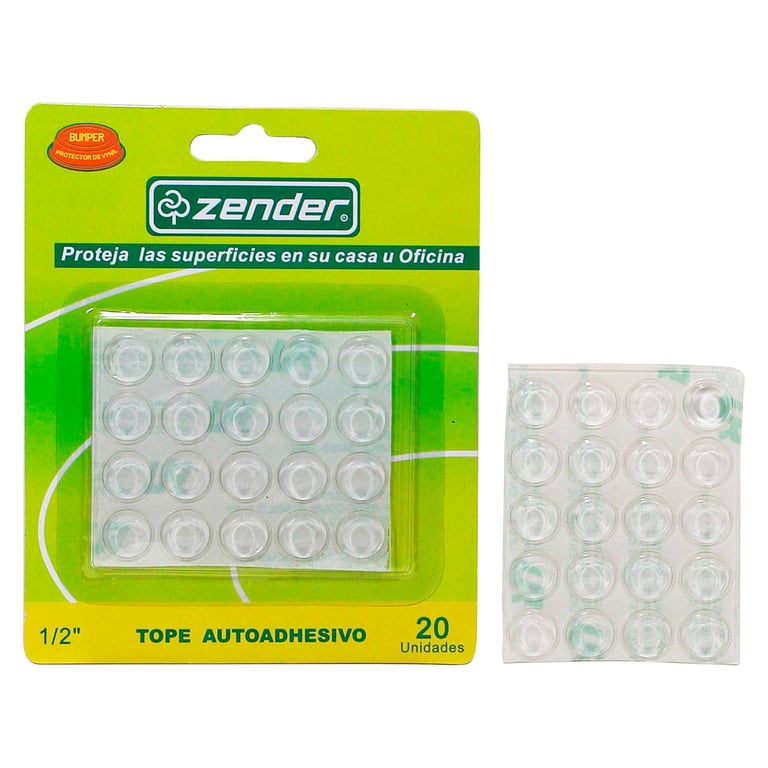 Tope Adhesiva Bumper 1/2" x 24 unid. | Sodimac Falabella