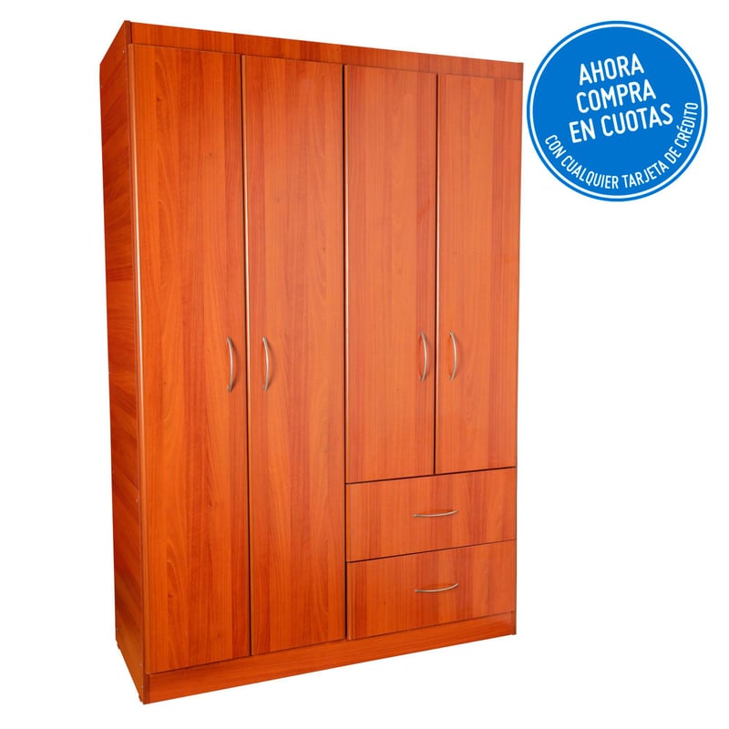 Ropero 4 puertas y 2 cajones | Sodimac Falabella