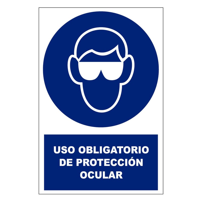 Señal de Vinil de Uso de Protector Visual 20x30 cm. | Sodimac Falabella