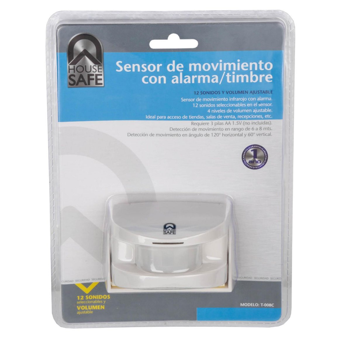 Sensor de Movimiento Infrarojo con Alarma | Sodimac Falabella