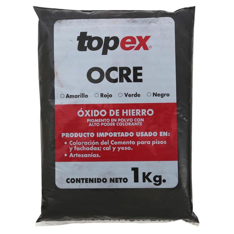 Ocre Negro Topex bolsa 1 kg | Sodimac Falabella