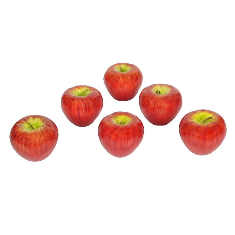 Set de 6 manzanas decorativas | Sodimac Falabella