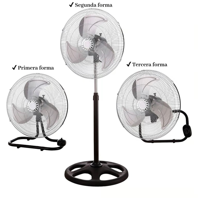Ventilador de Pie Wurden 3 en 1 - 18" GSM-18-3 Negro 100 W | Sodimac ...