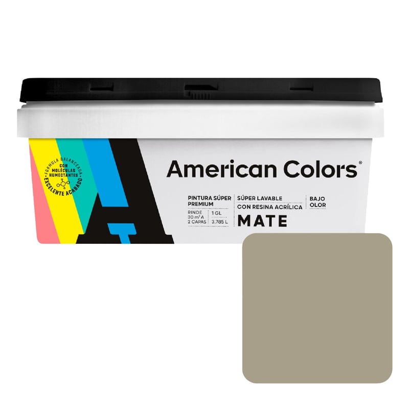 Pintura American Colors Gris Calido 1GL | Sodimac Falabella