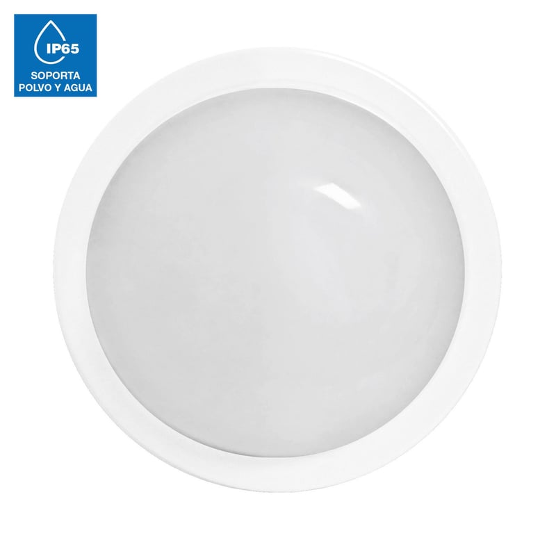 Plafon LED Aro 15W IP65 Blanco Luz Blanco | Sodimac Falabella