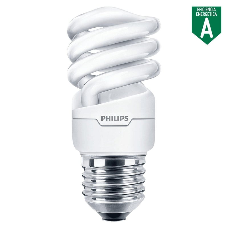 Foco Ahorrador Mini Espiral E27 12W Luz Amarilla | Sodimac Falabella