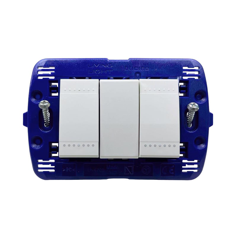 Interruptor Doble Bticino Living Light Blanco | Sodimac Falabella