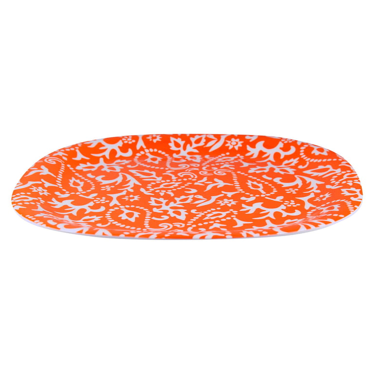 Plato Melamina naranja 24cm | Sodimac Falabella