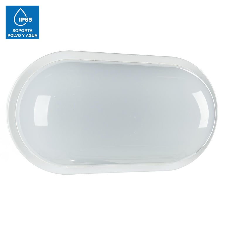 Aplique Exterior LED Ovalada 20W IP65 Blanco Luz Blanca | Sodimac Falabella