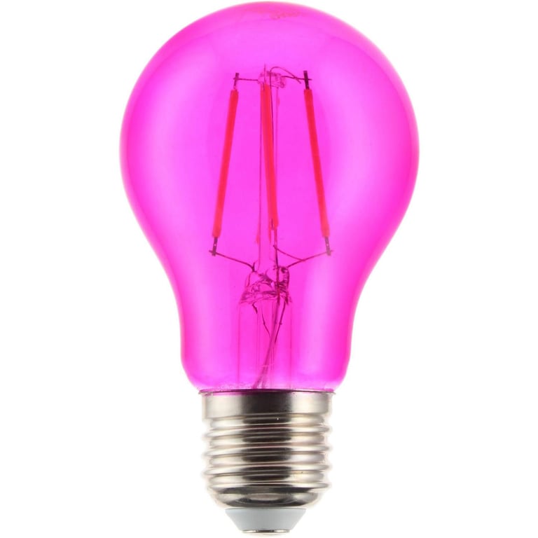 Foco LED Bulbo Especial 4W E27 Luz Morada | Sodimac Falabella