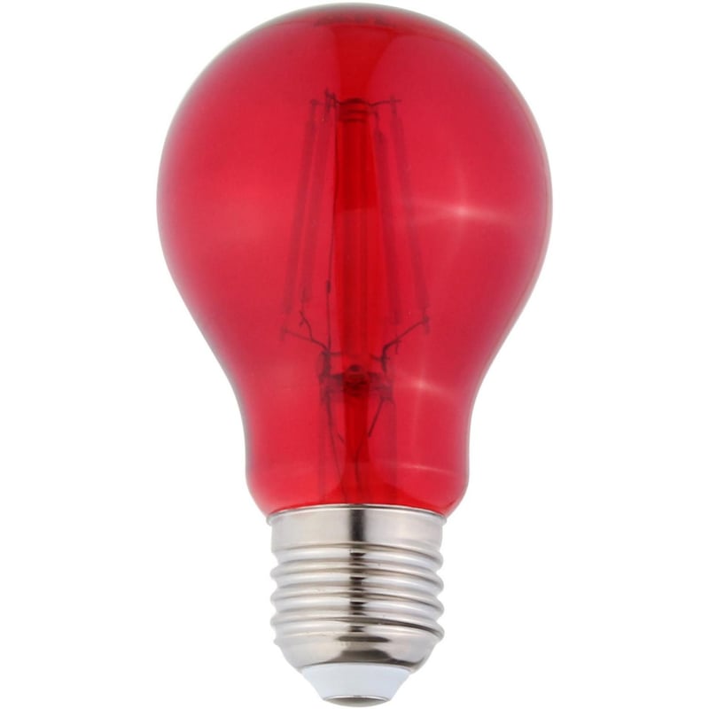 Foco LED Bulbo Especial 4W E27 Luz Roja | Sodimac Falabella