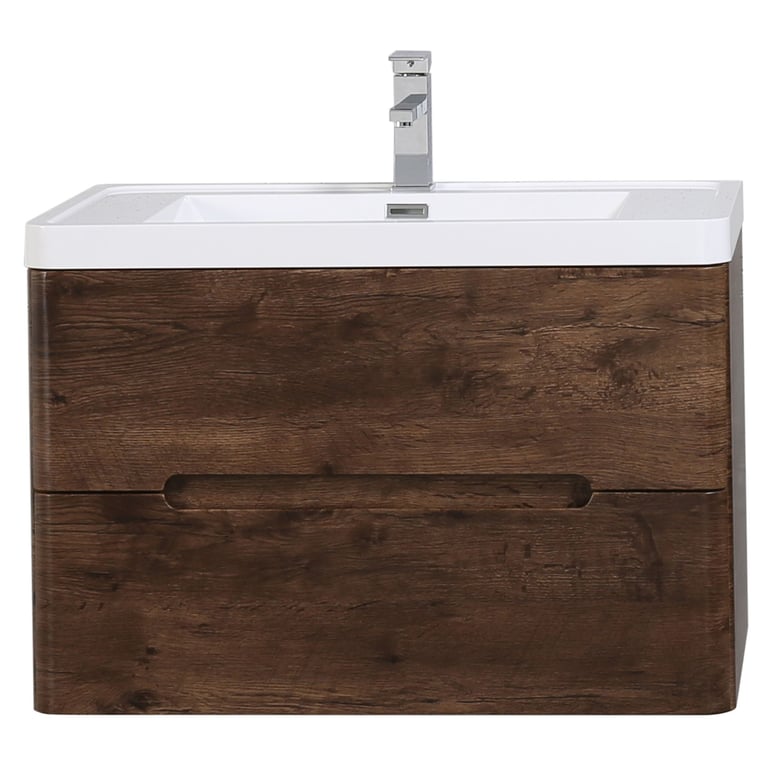 Mueble de Baño Vanitorio River Chocolate 80x48x50cm | Sodimac Perú