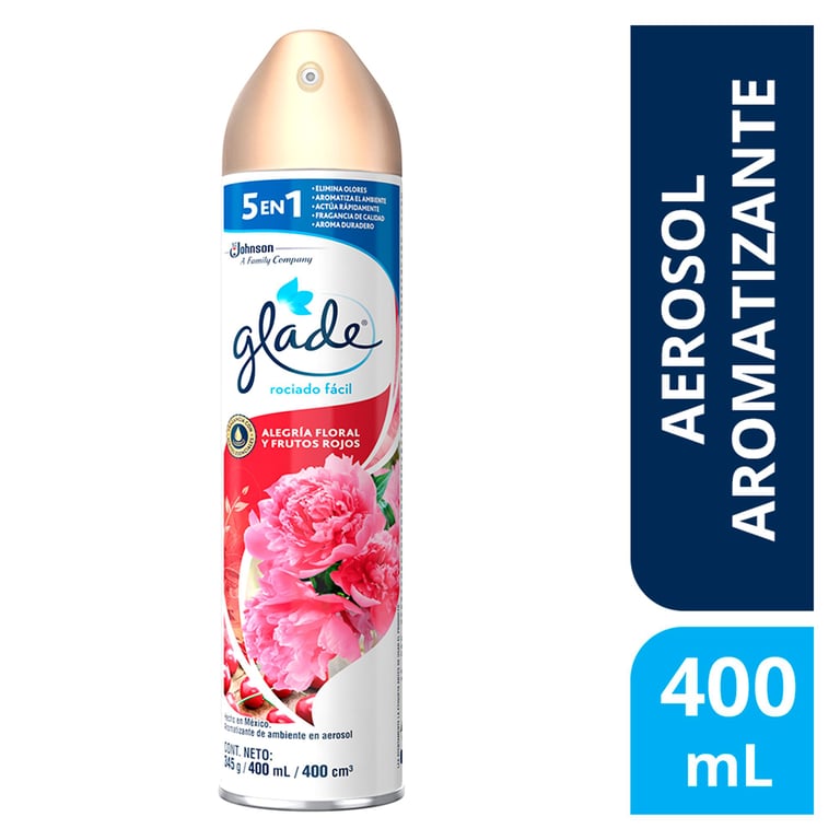 Aromat Aerosol Glade Floral y Frutos Rojos 400 ml | Sodimac Falabella