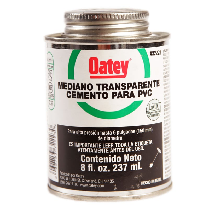 Pegamento para PVC Oatey Negro 237 ml | Sodimac Falabella