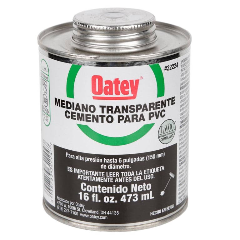 Pegamento para PVC Oatey Negro 473 ml | Sodimac Falabella
