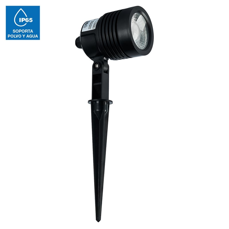 Estaca Exterior LED Mini 6W 480lm IP65 Luz Cálida | Sodimac Perú