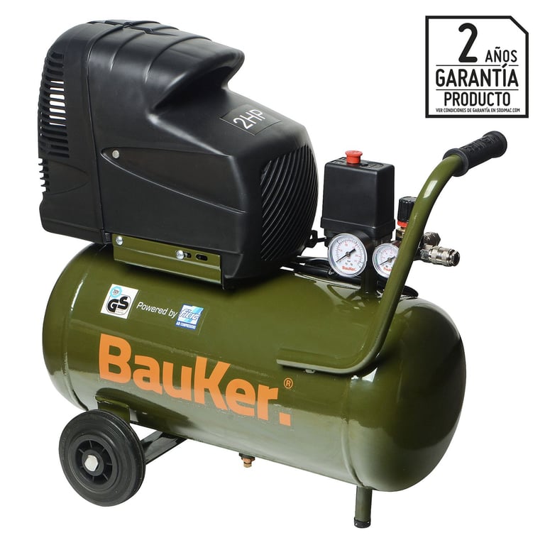 Compresor De Aire Eléctrico Bauker 2HP 24 Lt | Sodimac Falabella