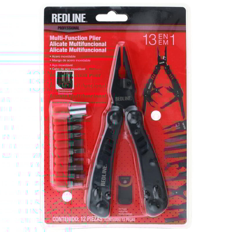 Alicate Multiusos 13 en 1 Acero Redline | Sodimac Perú