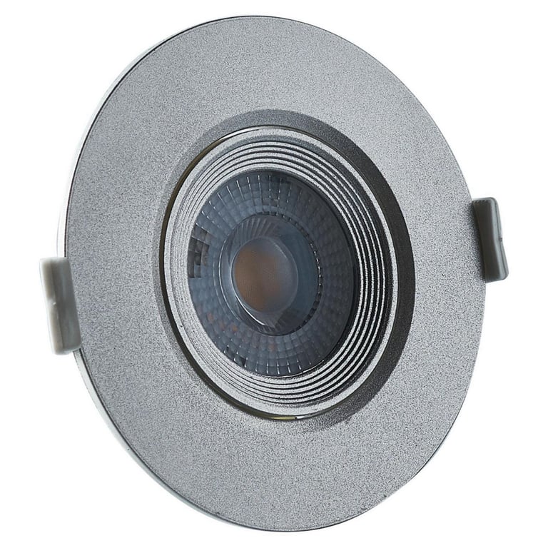 Spot Led Dirigible 7W 10.5Cm Redondo Silver Luz Cálida | Sodimac Falabella