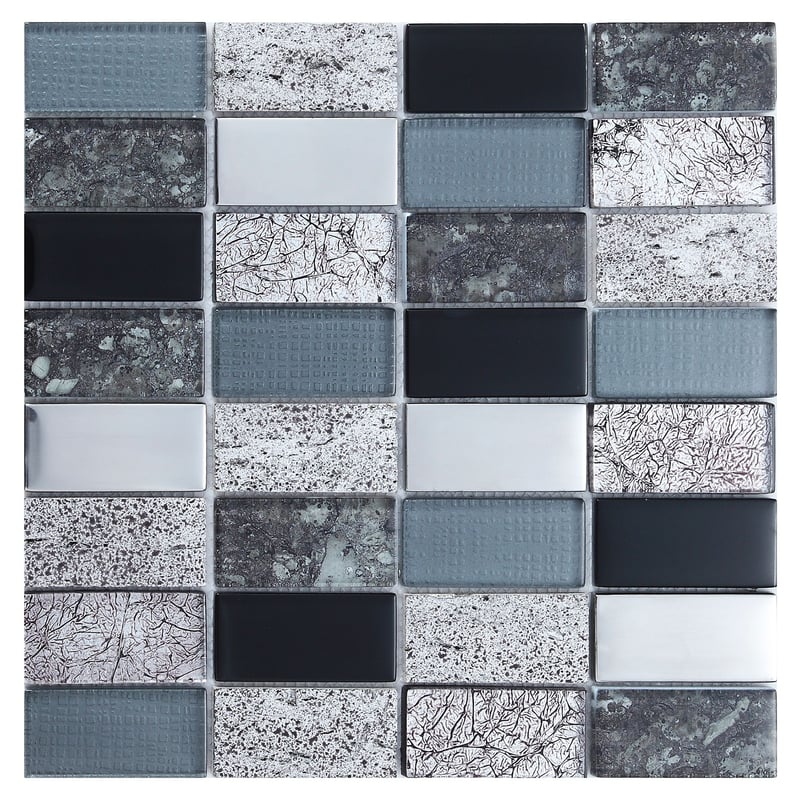 Mosaico Infinity Black - Venta por unidad | Sodimac Falabella