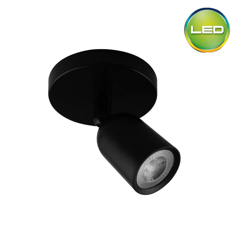 Spot Adosable Led 7W 1 Luz Negro Luz Blanca | Sodimac Falabella