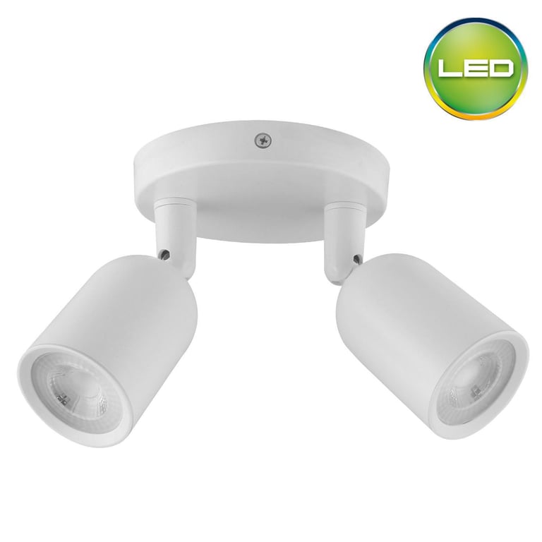 Spot Adosable Led 14W 2 Luces Blanco Luz Calida | Sodimac Falabella