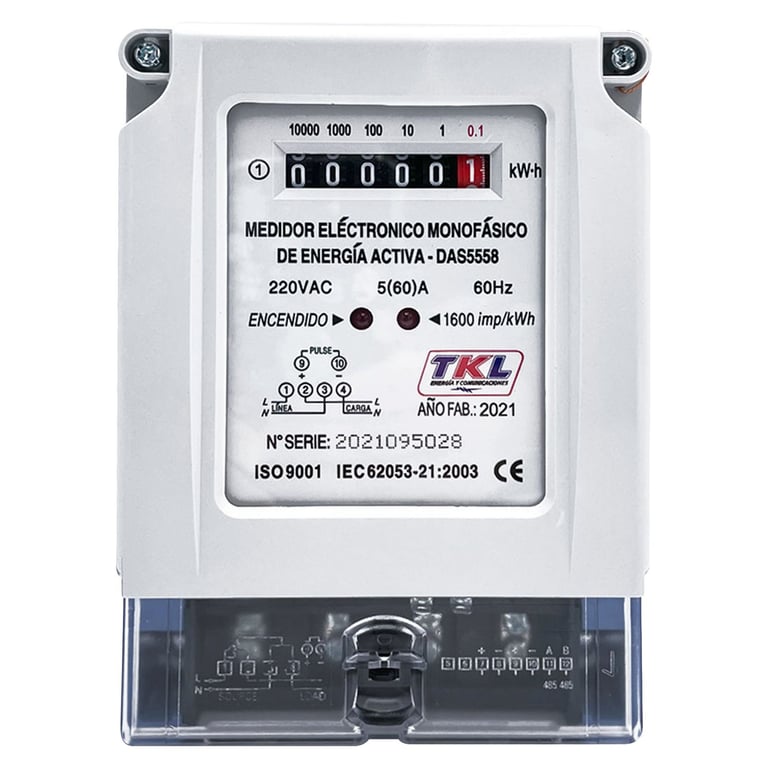 Medidor de luz electrónico monofásico 60A | Sodimac Falabella