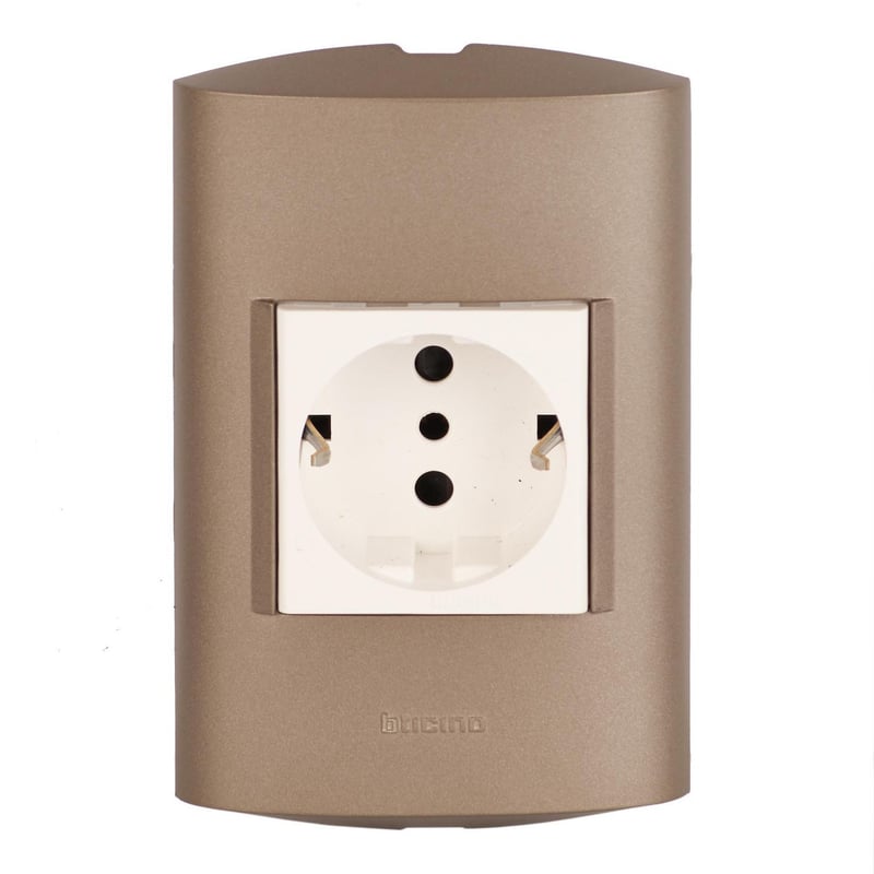 Tomacorriente Schuko Modus Style Terra | Sodimac Falabella