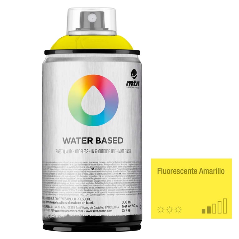 Spray Multiusos Amarillo Fluorescente 300ml | Sodimac Falabella