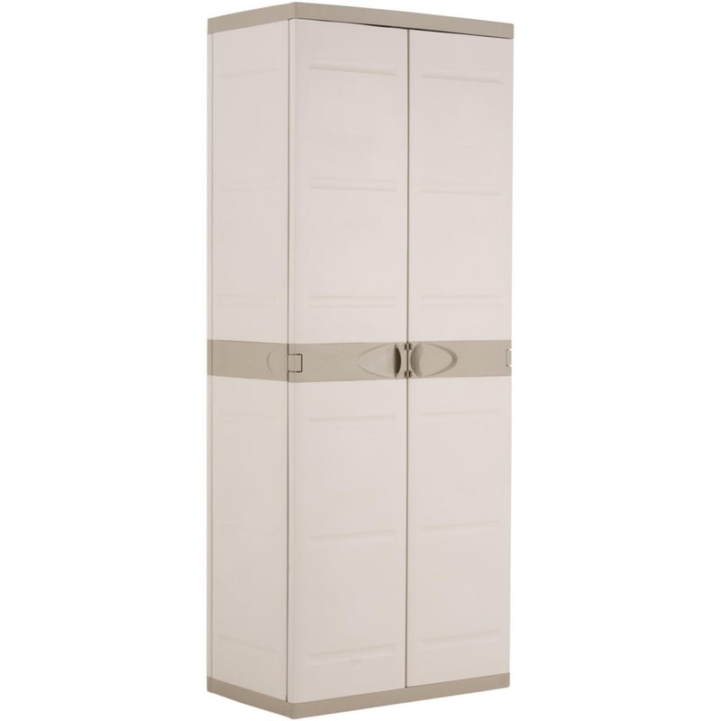 Armario de Plástico Titanium 70x44x176cm Beige | Sodimac Falabella