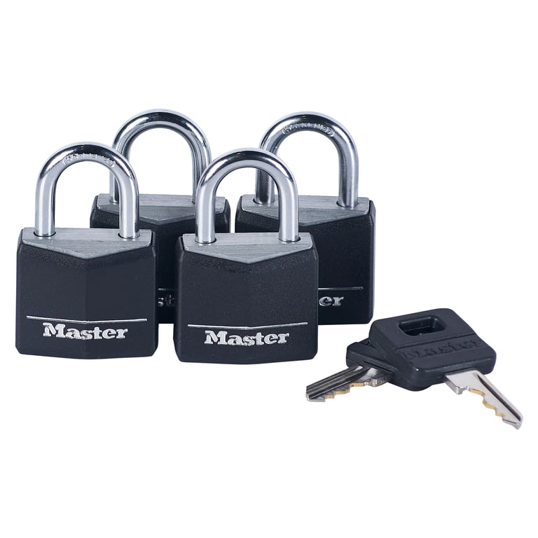 Candado con Cubierta Masterlock 30mm x 4 und | Sodimac Falabella