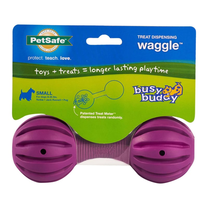 Juguete para Perro Pequeño Busy Buddy Waggle Jebe Morado | Sodimac ...
